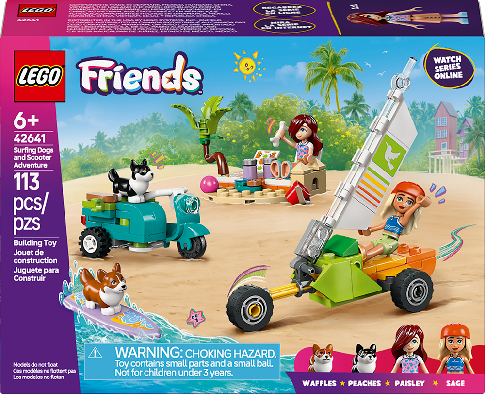 Lego Friends - Surfing Dogs and Scooter Adventure - LEGO