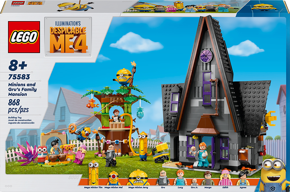Lego Minions and Gru's Family Mansion - LEGO