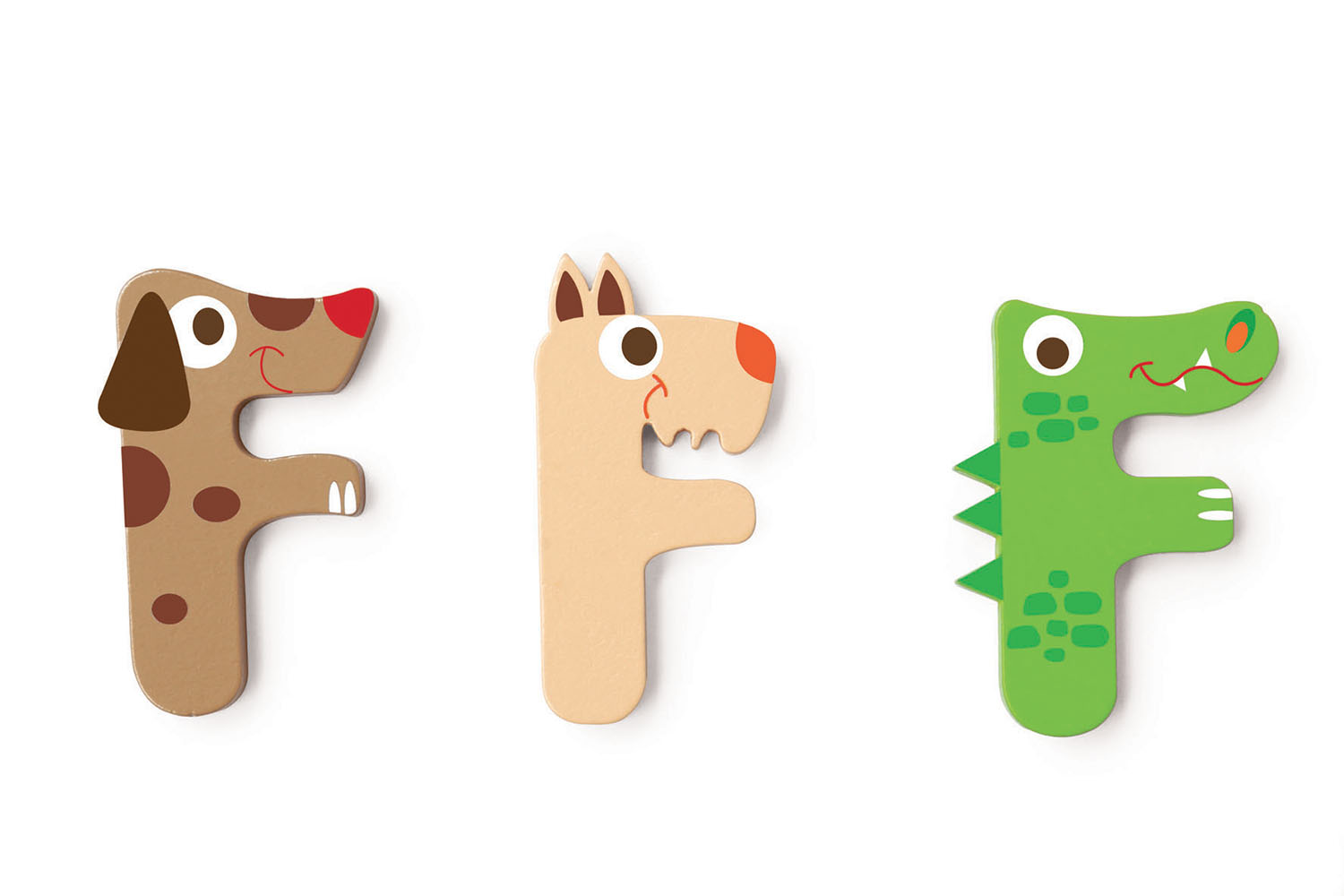 Letter F, assorted - Preschool