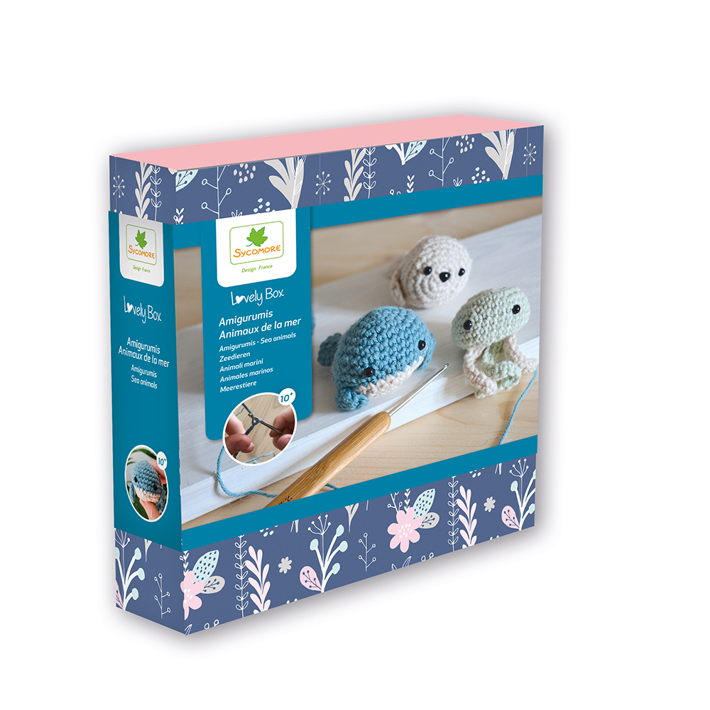 Lovely Box - Small - Amigrumi Sea Animals - Arts and crafts