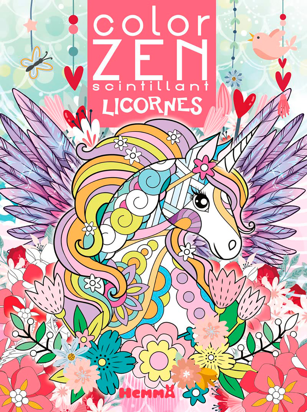 Livre - Color Zen scintillant Licornes - Version française - Livres