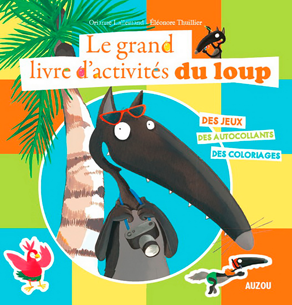 Livre - Le grand livre d'activités du Loup - Version française - Livres