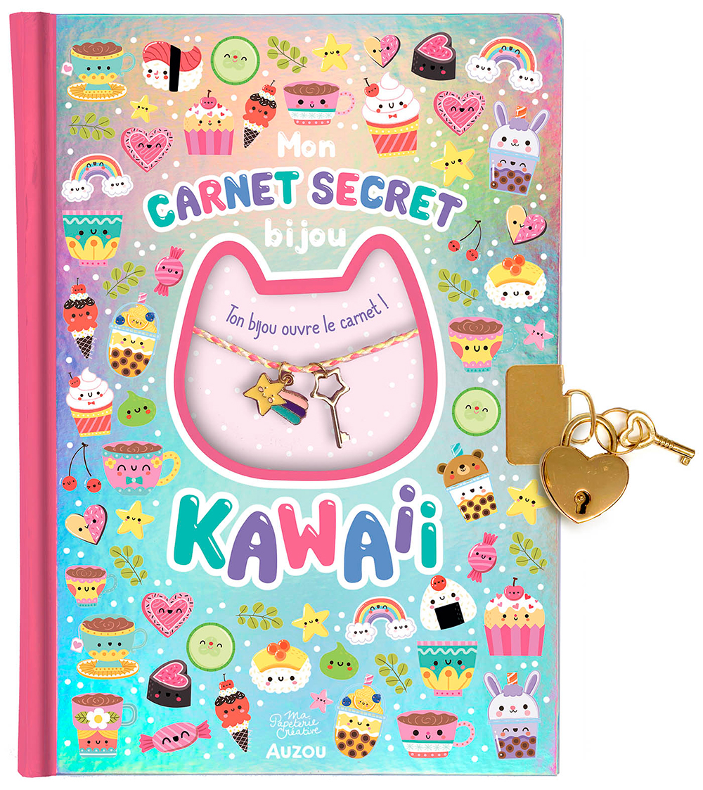 Livre - Mon carnet secret bijou Kawaii - Version française - Livres