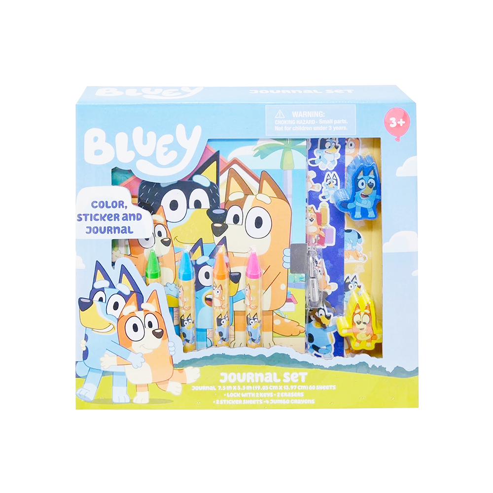 Bluey - Coffret journal - Fêtes et cadeaux surprises