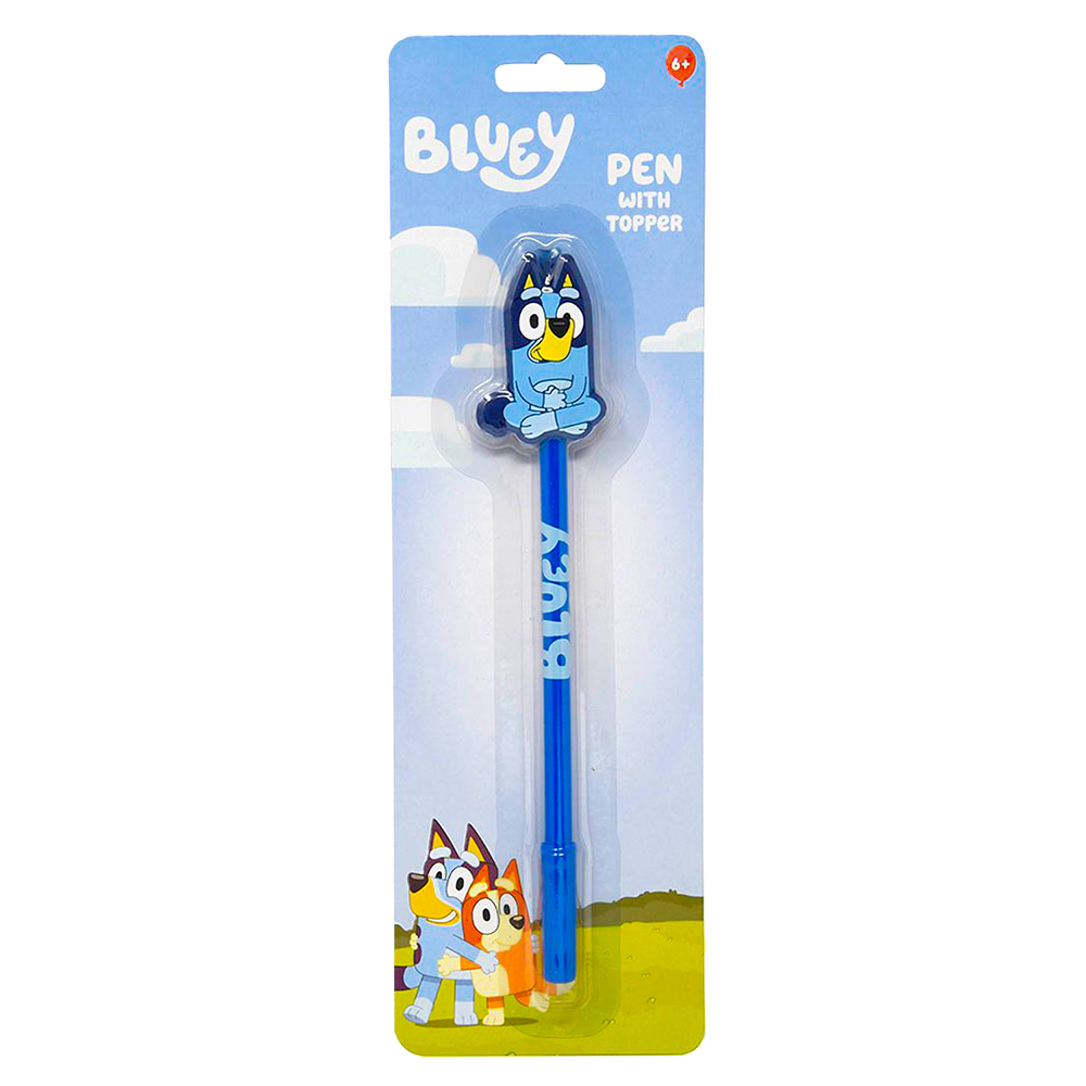 Bluey - Pen with topper - Parties and surprise gifts