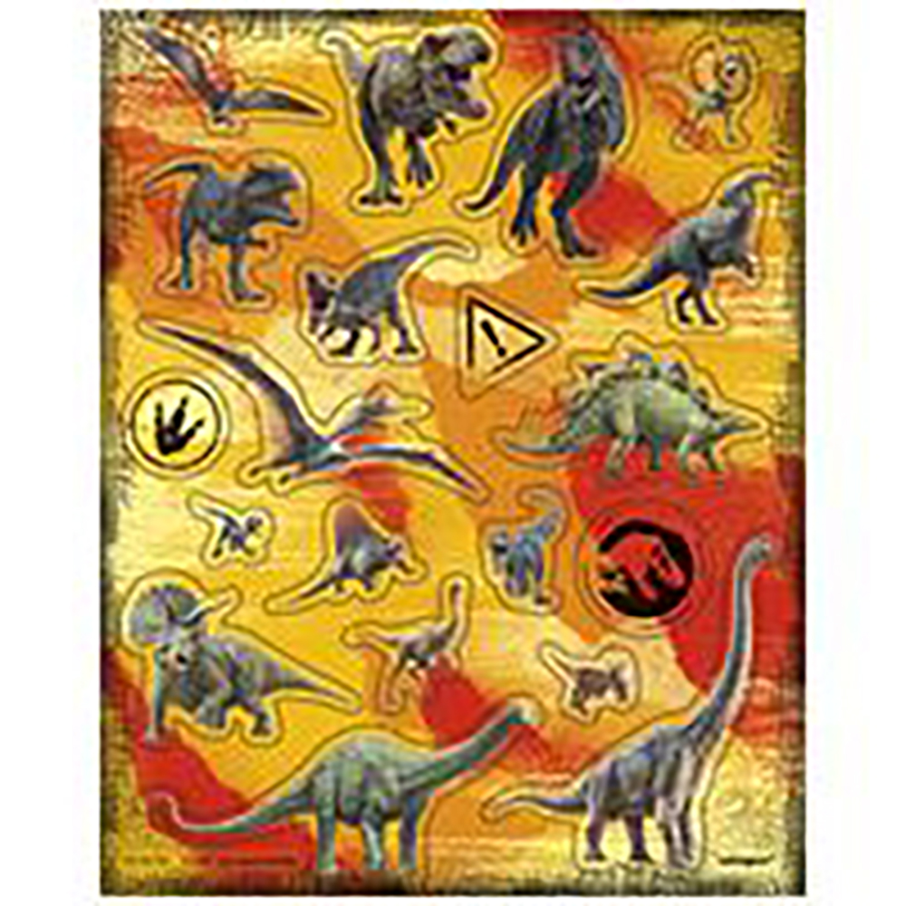 Jurassic World 3 - 4 sticker sheets - Parties and surprise gifts