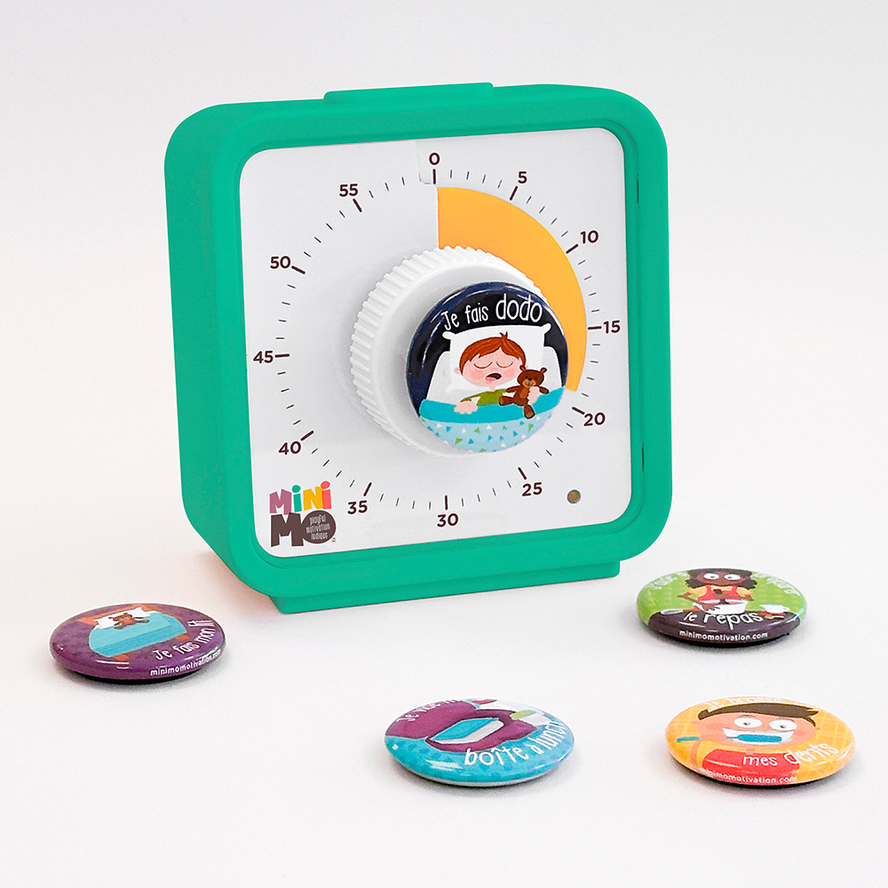 Minimo - Mini Minuteur visuel magnétique - Outils pédagogiques