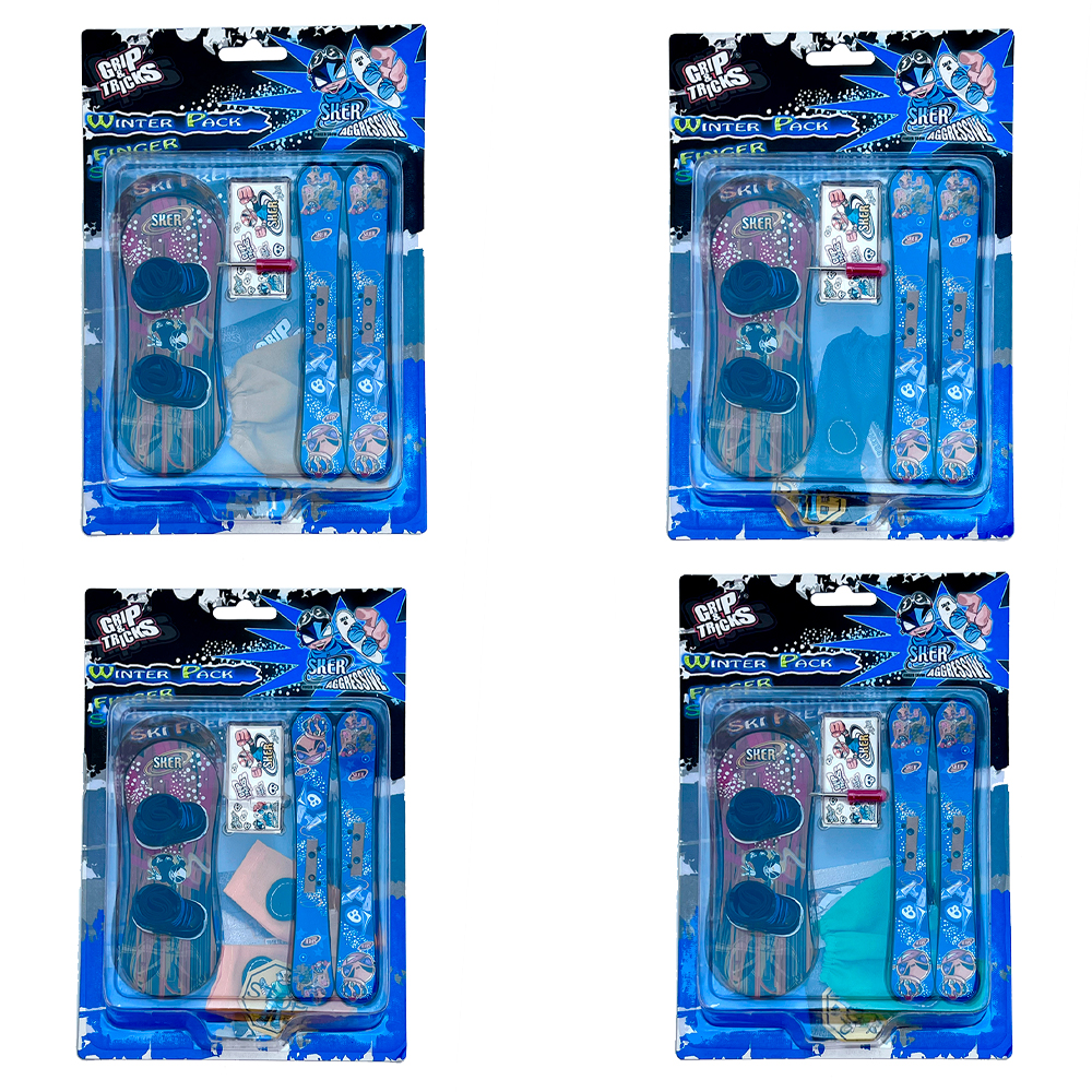 Grip & Tricks - Finger Winter Pack 2: Snowboard and Ski Freestyle - Figures